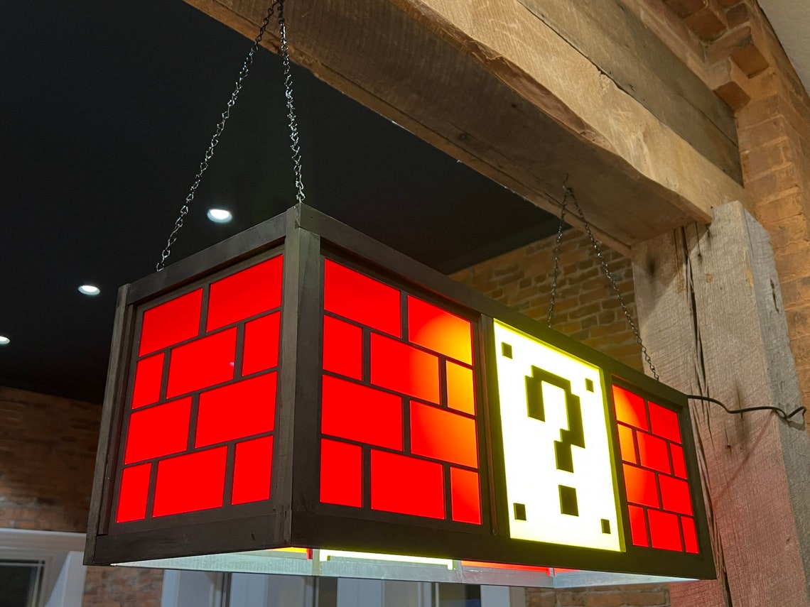 3 4 5 Pool Table Sized Super Mario Bros Question Mark Brick - Etsy