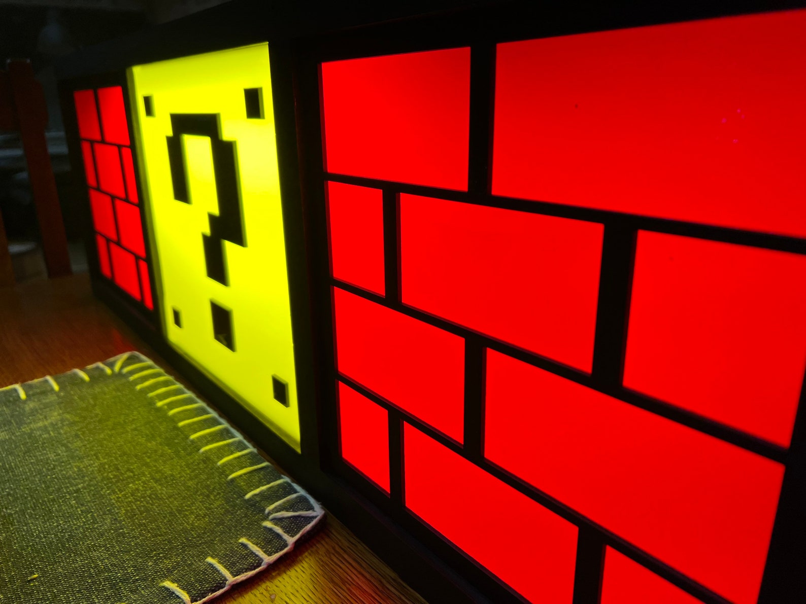 3 4 5 Pool Table Sized Super Mario Bros Question Mark Brick - Etsy