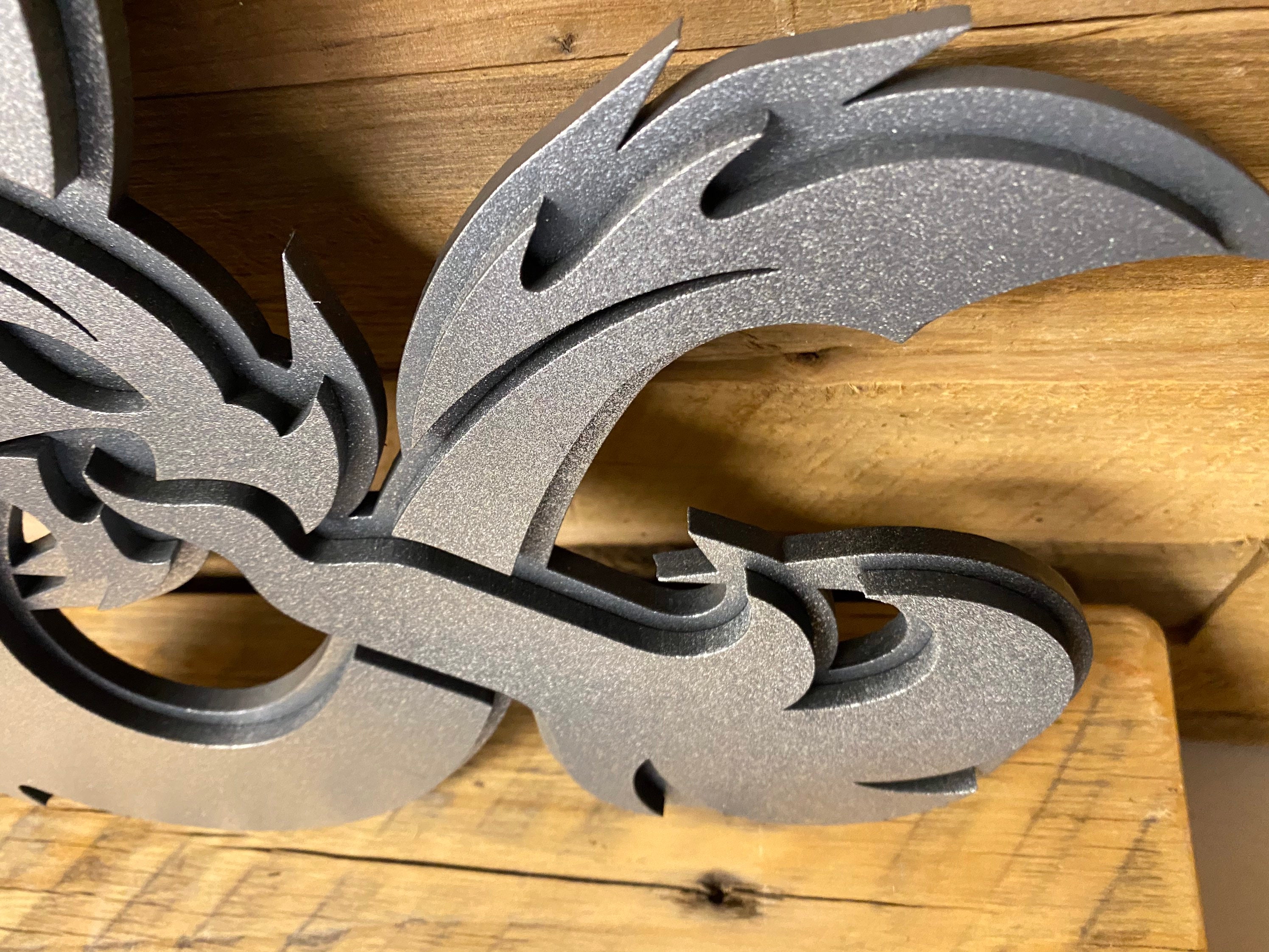 D&D Silver Dungeons and Dragons Logo Plaque Fantasy Gaming - Etsy