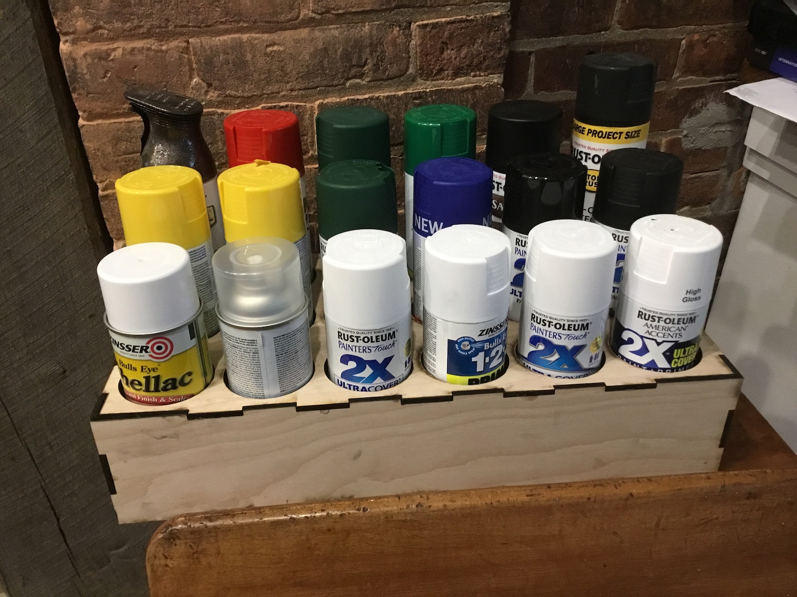 Lasercut Spray Paint Can Holder Glowforge DIGITAL FILE ONLY | Etsy