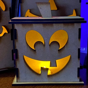 Jack Olantern Home Decor Kit DIY Halloween Pumpkin Lantern - Etsy