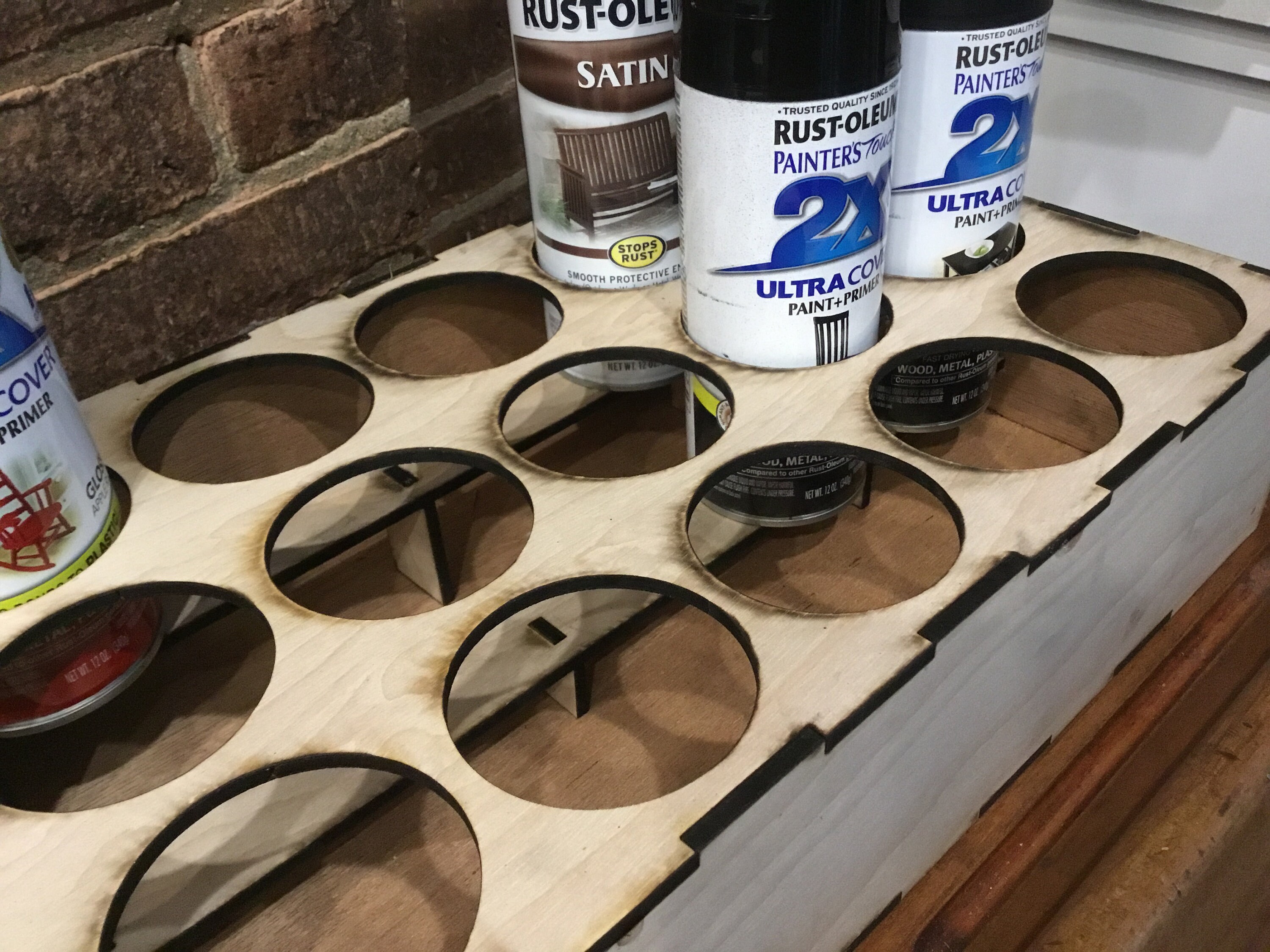 Lasercut Spray Paint Can Holder Glowforge DIGITAL FILE ONLY | Etsy