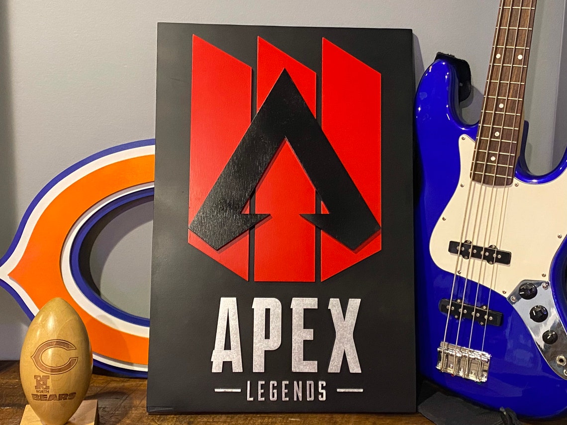 Apex Legends Bright Red & Silver Artwork Sign Wall Decor - Etsy