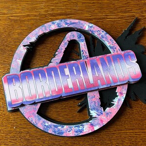 Borderlands Art Layered Handpainted Wall Decor 10.5"x 16" Gamer Gift - Etsy