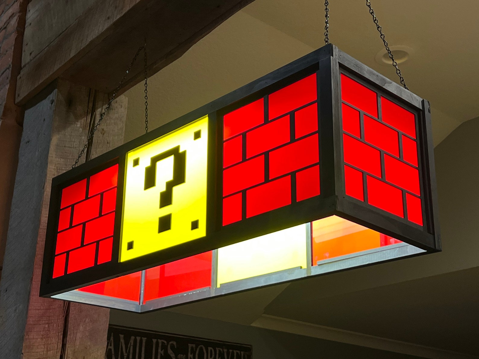 3 4 5 Pool Table Sized Super Mario Bros Question Mark Brick - Etsy