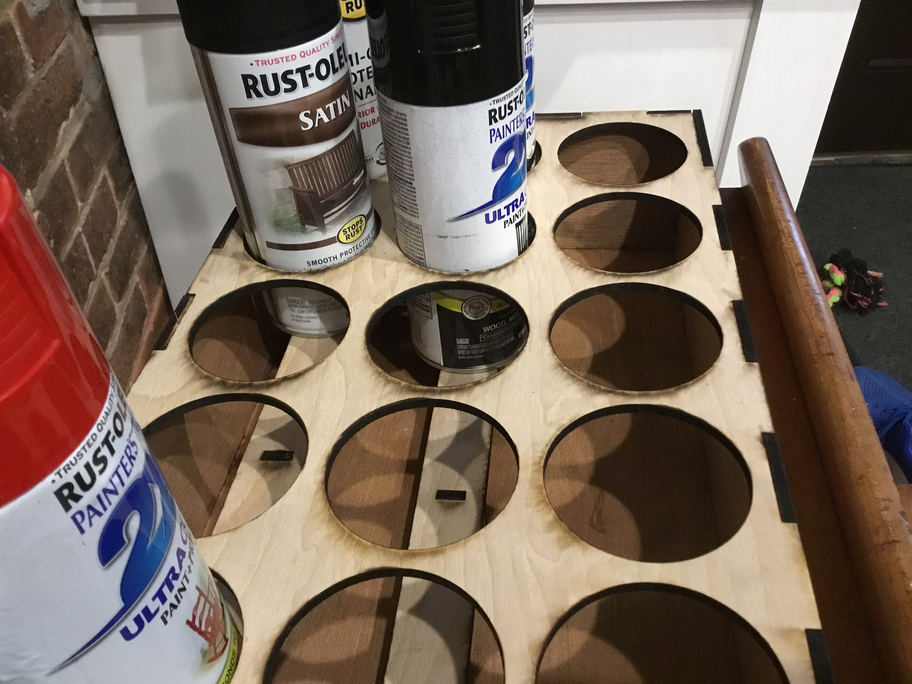 Lasercut Spray Paint Can Holder Glowforge DIGITAL FILE ONLY | Etsy