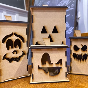 Jack Olantern Home Decor Kit DIY Halloween Pumpkin Lantern - Etsy