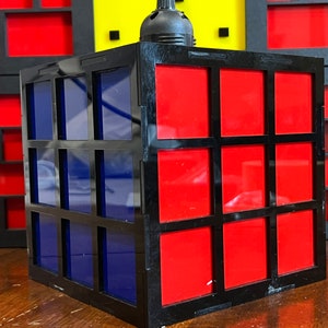 Rubiks Cube Lamp 6 Inch Cube Lamp With UL Cord for Any Game Room ...