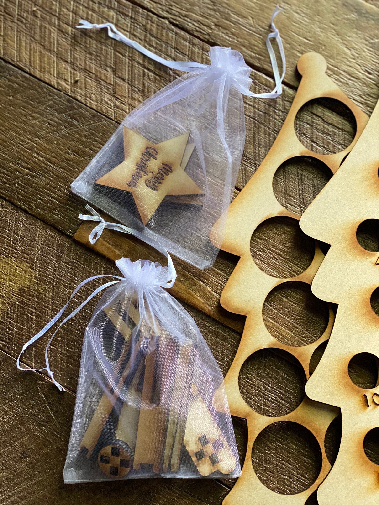 Christmas Tree Wine Advent Calendar KIT Wine Bottle | Etsy