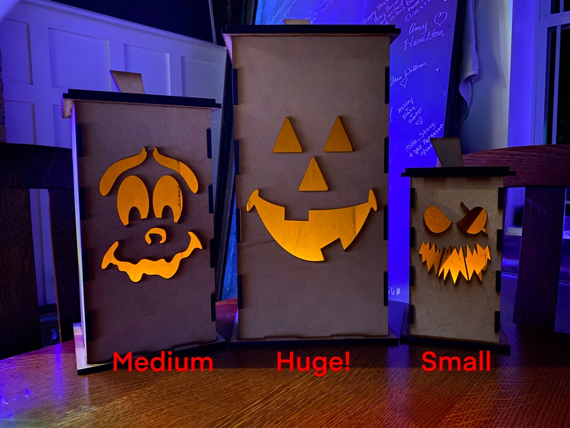 Jack Olantern Home Decor Kit DIY Halloween Pumpkin Lantern - Etsy