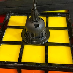 Rubiks Cube Lamp 6 Inch Cube Lamp With UL Cord for Any Game Room ...