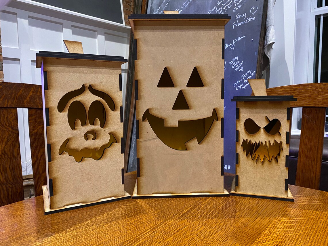 Jack Olantern Home Decor Kit DIY Halloween Pumpkin Lantern - Etsy