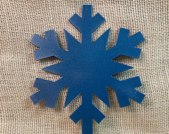Metal Snowflake Yard Stake - Etsy