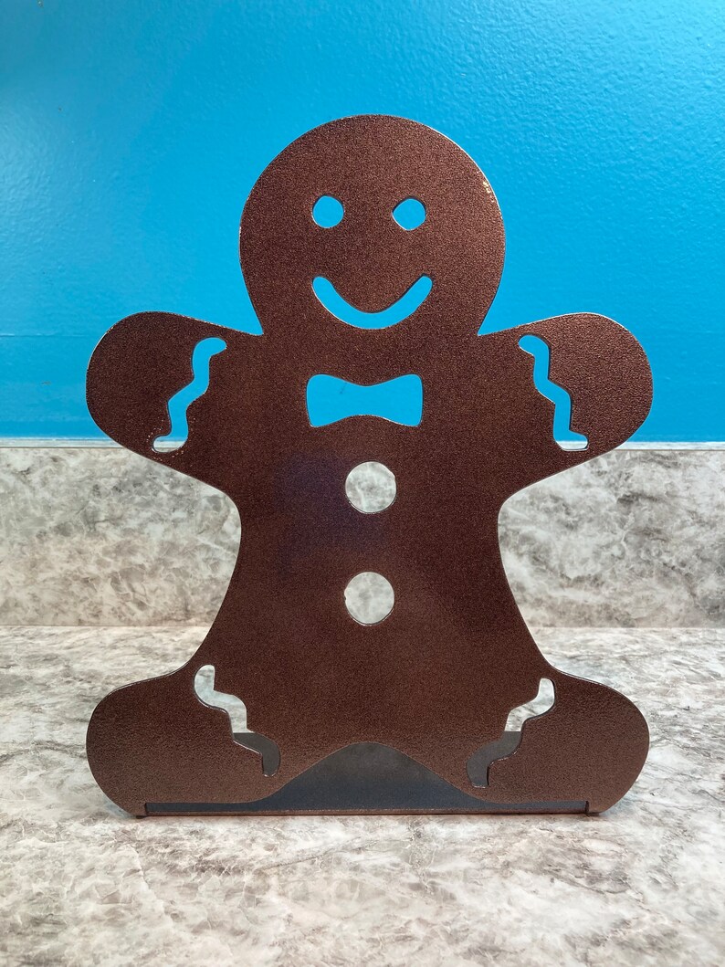 Gingerbread Man Metal Stand Up - Etsy