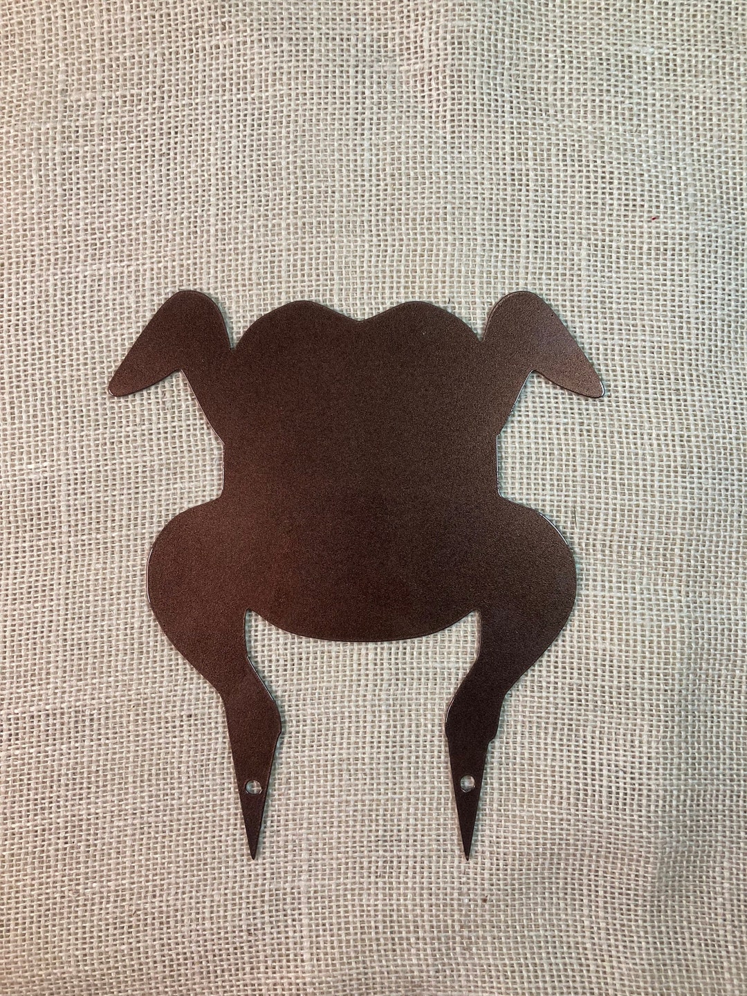 Cooked Turkey Metal Yard Stake - Etsy