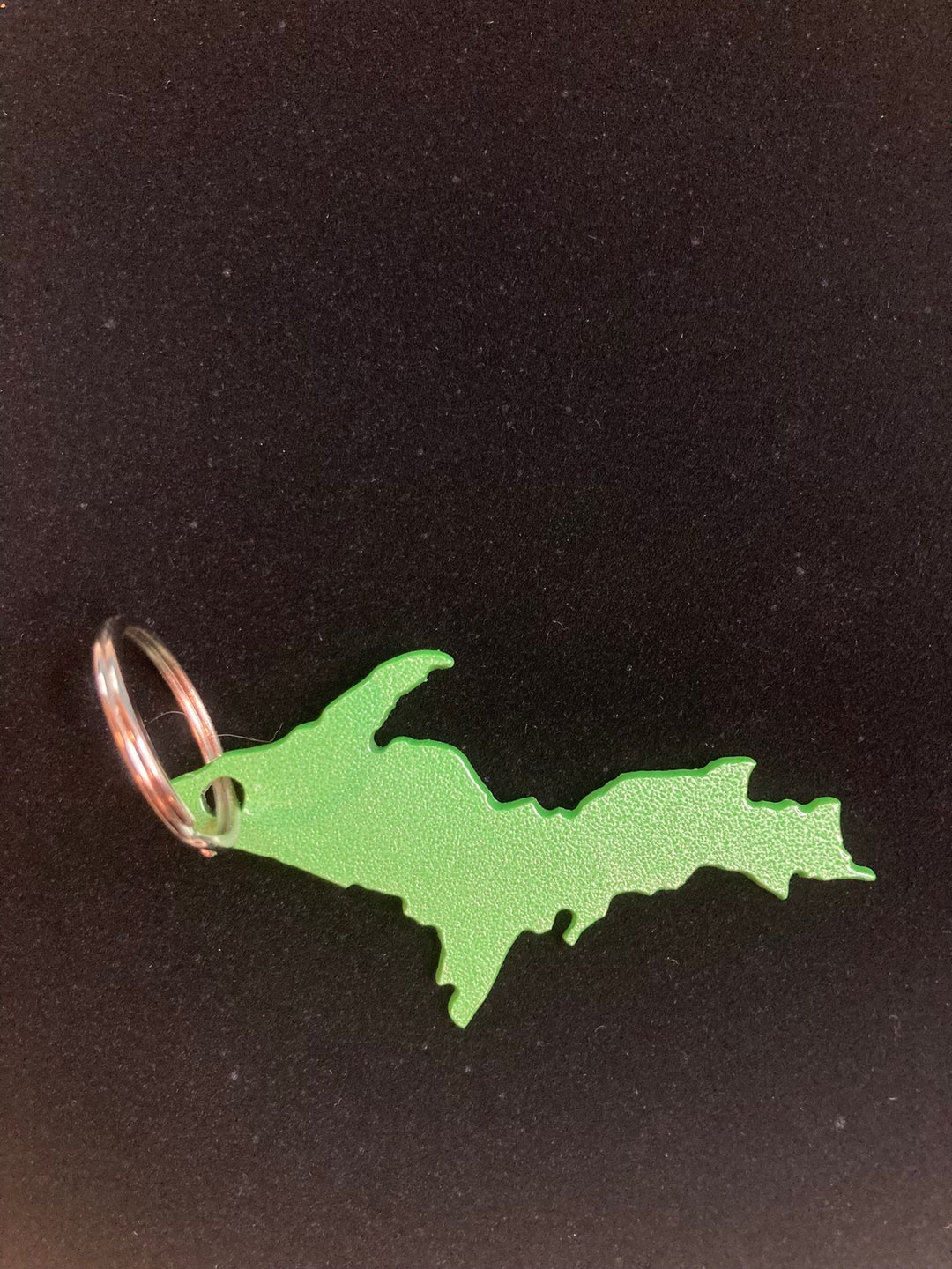 Michigan Upper Peninsula Metal Keychain - Etsy
