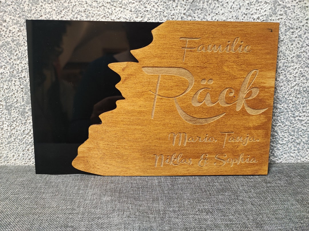 Door Sign Family Shield Name Tag Door Wreath - Etsy