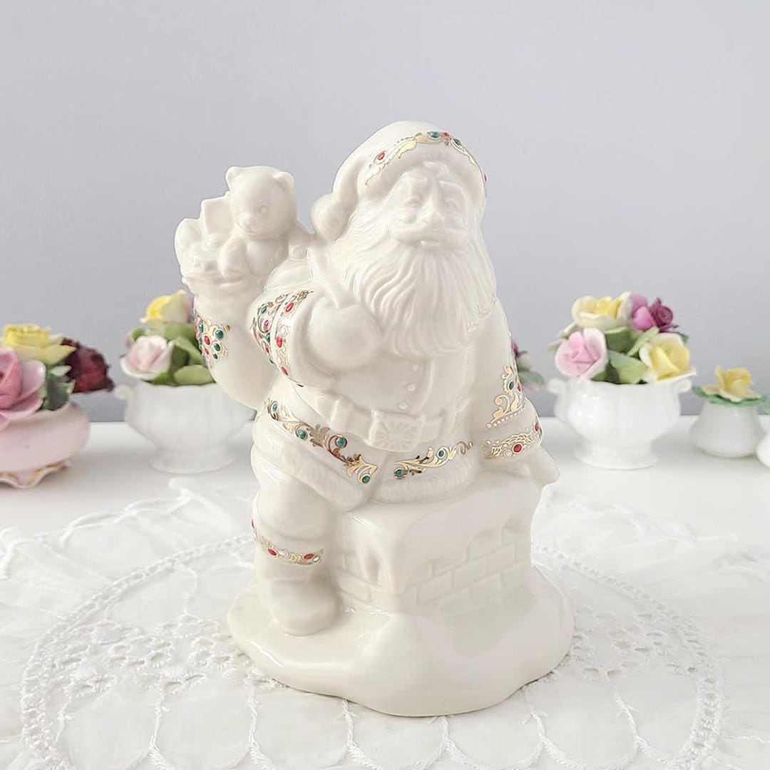 Lenox Jewels Collection Santa Figurine - Etsy
