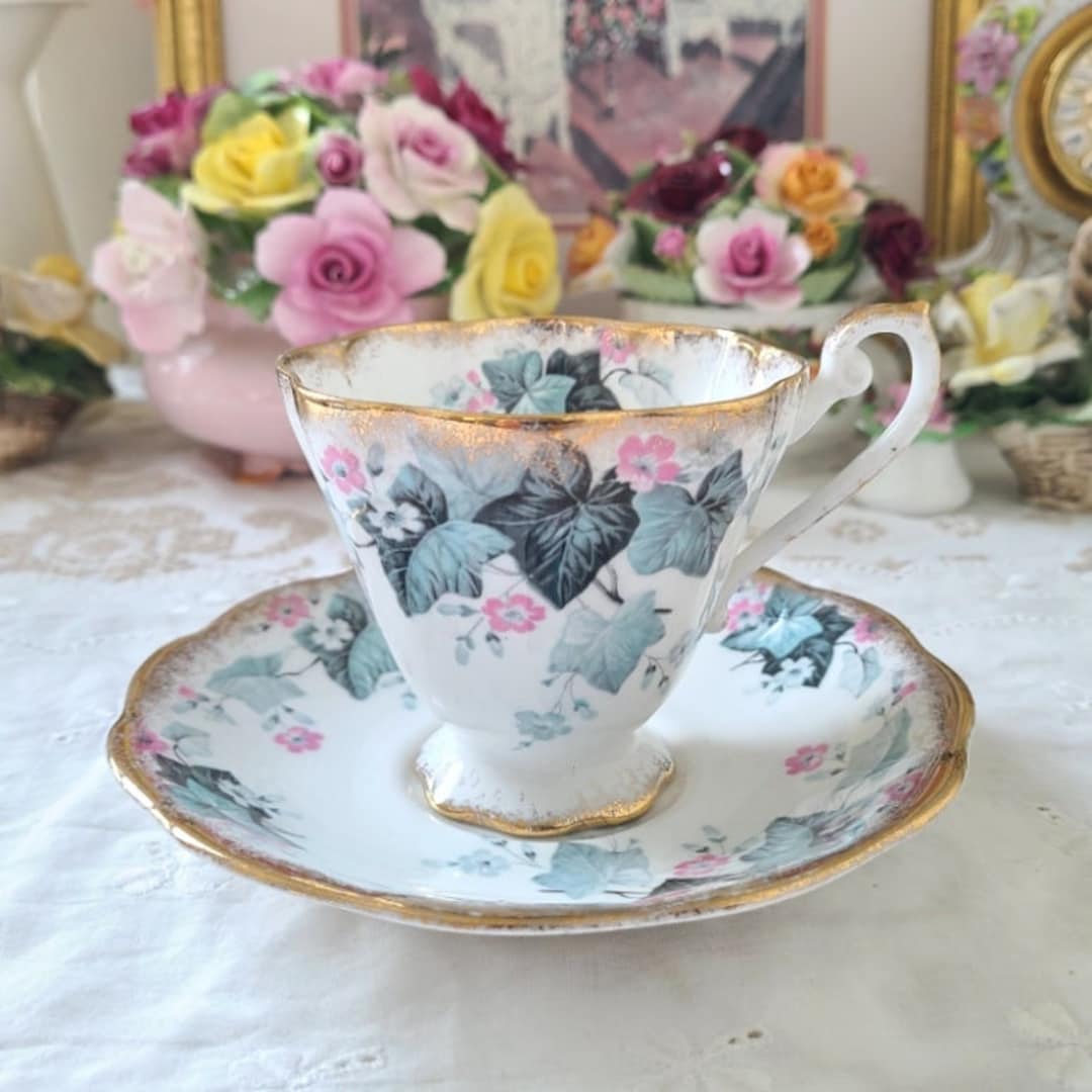 Royal Standard Ivy Cup and Saucer Set - England - Etsy
