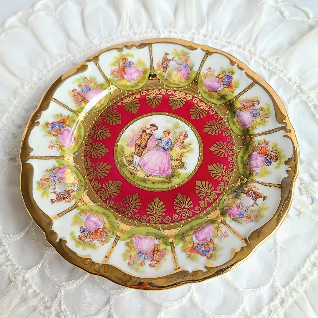 Bavaria STW Love Story Fragonard Decorative Plate 6-1/8" - Germany - Etsy