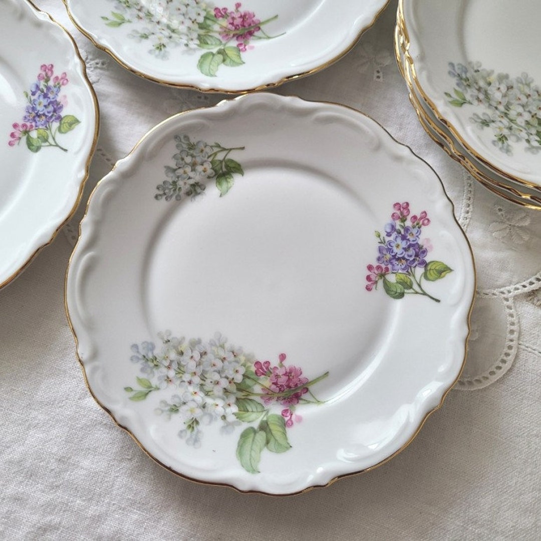 Mitterteich Bavaria Lilac Plates - Germany / Sold Individually - Etsy