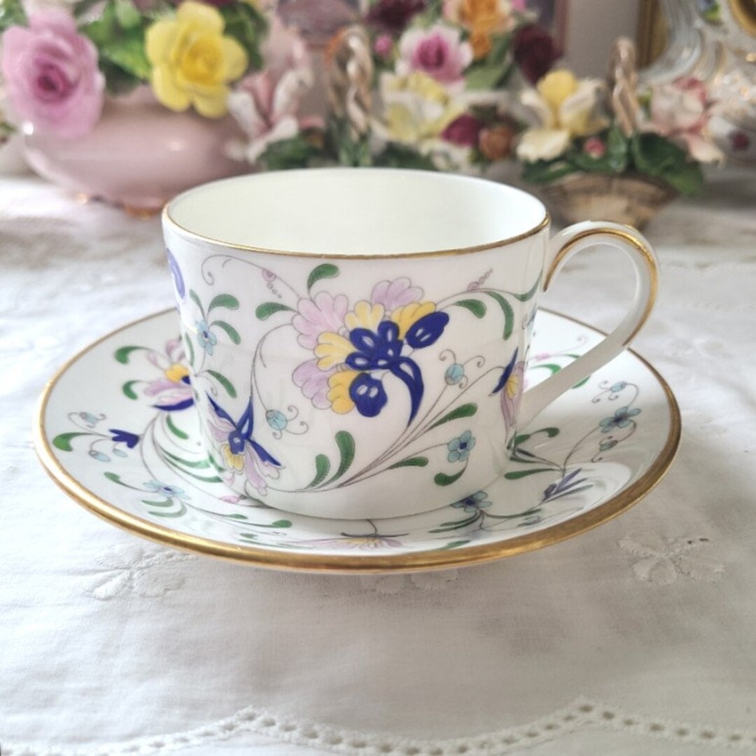 Coalport Pageant Cup and Saucer Set England - Etsy