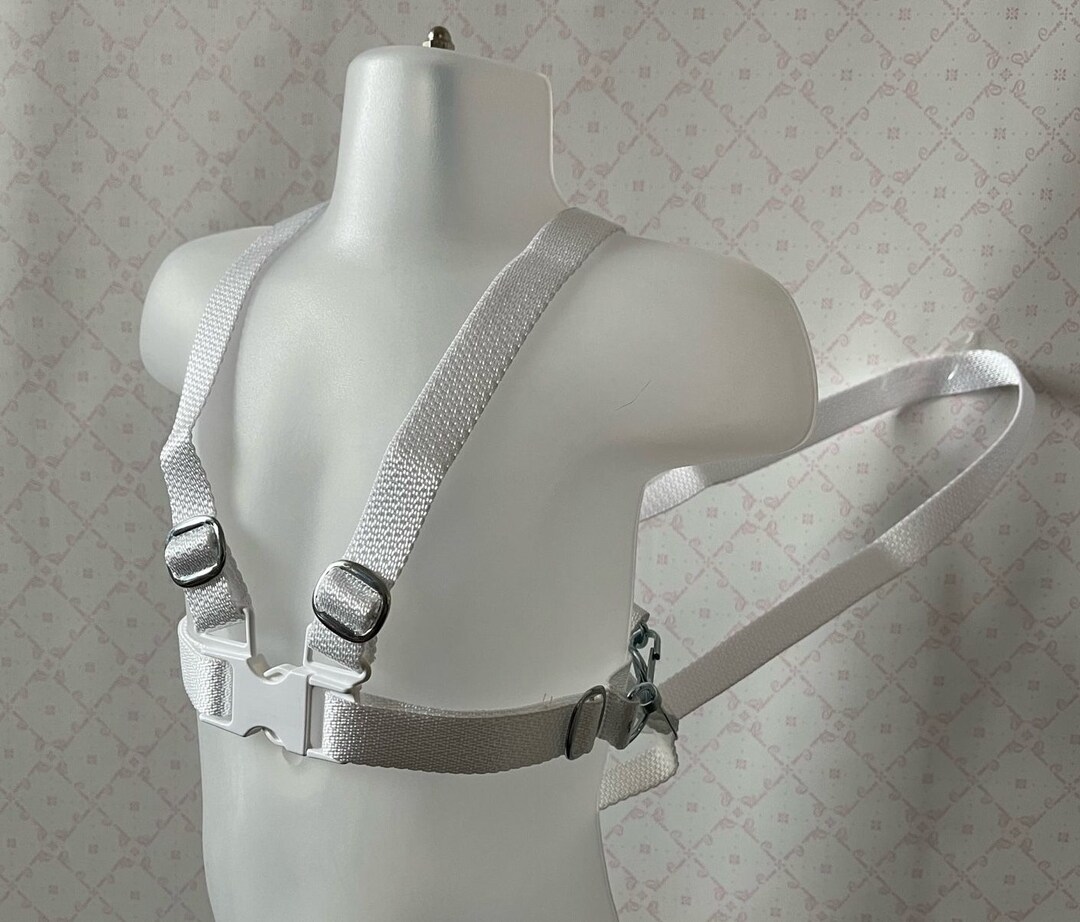 Baby Harness / Reins - White - Metal Clips - Etsy