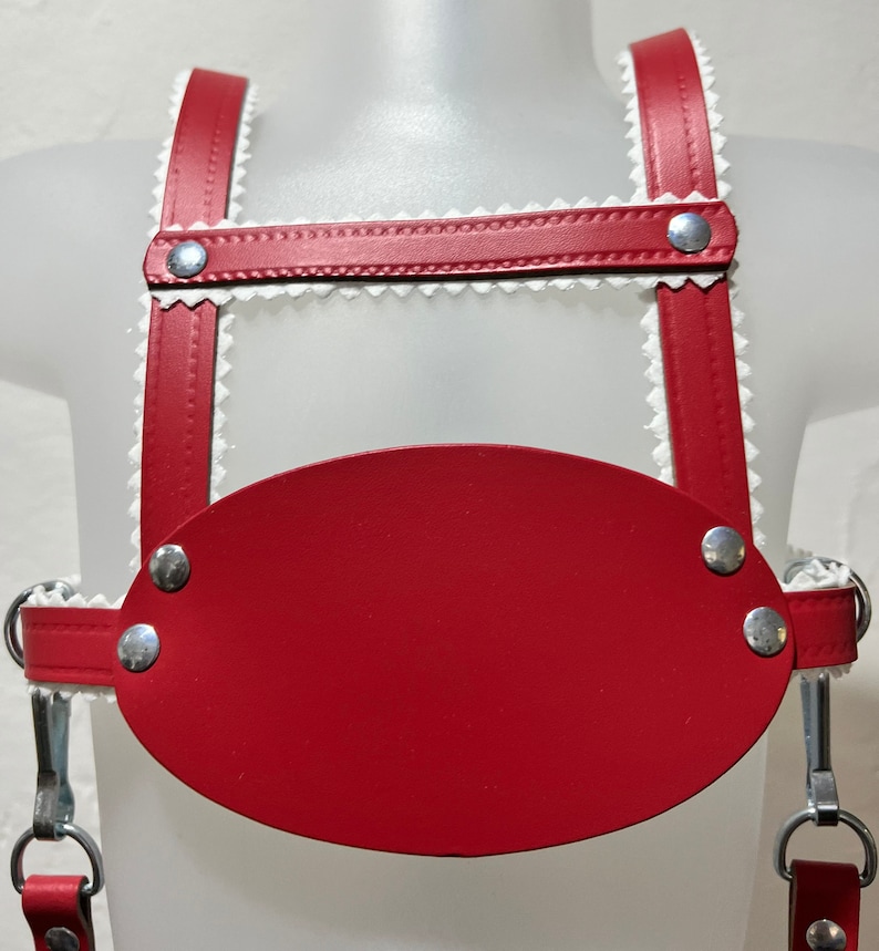 Leather Oval Baby Pram Harness Reins Set Navy Pink White Aqua or Red ...