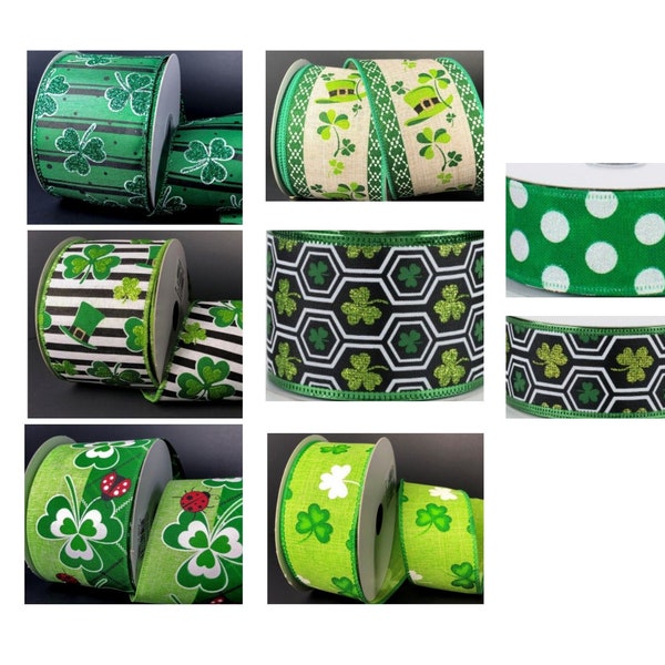 Shamrock Ribbon - Etsy