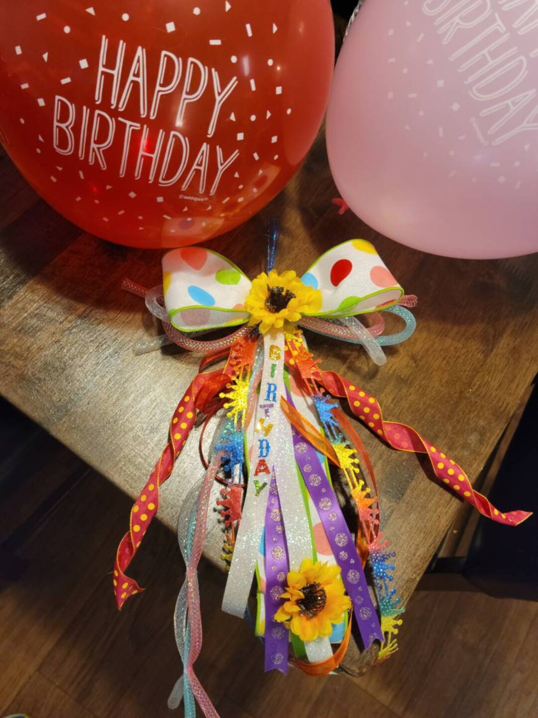 Birthday Money Pin: Festive Ribbon Celebration - Etsy