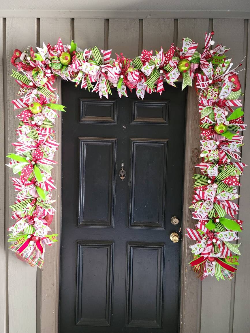 12 Ft Grinchmas Christmas Garland, Whimsical Green Elf Garland - Etsy