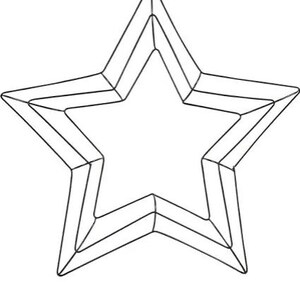 Star Wreath Frame, Star Shaped Wreath, Wreath Supplies, Craft Supplies ...