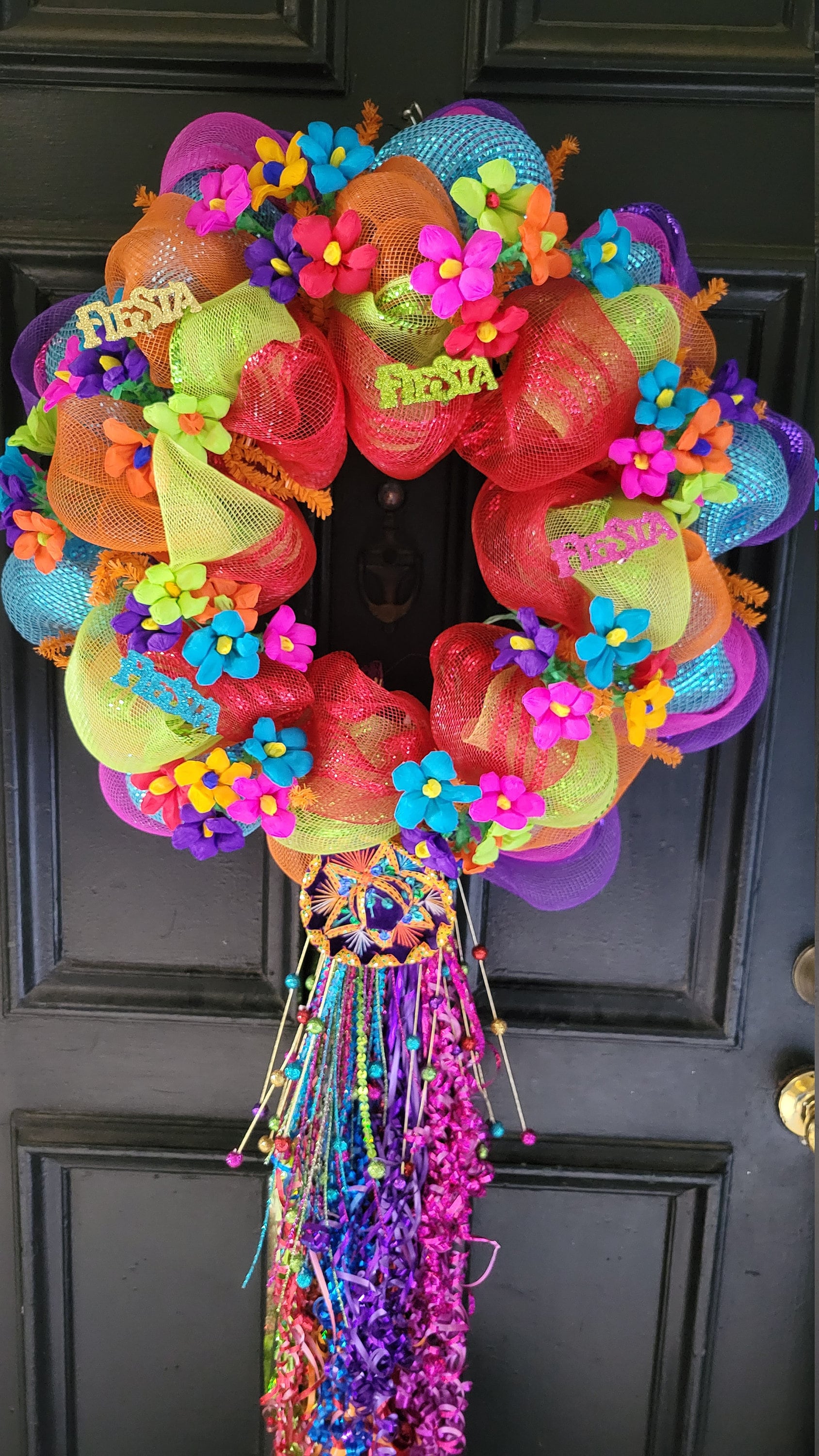 Fiesta Wreath Cinco De Mayo Wreath Celebration Wreath San | Etsy