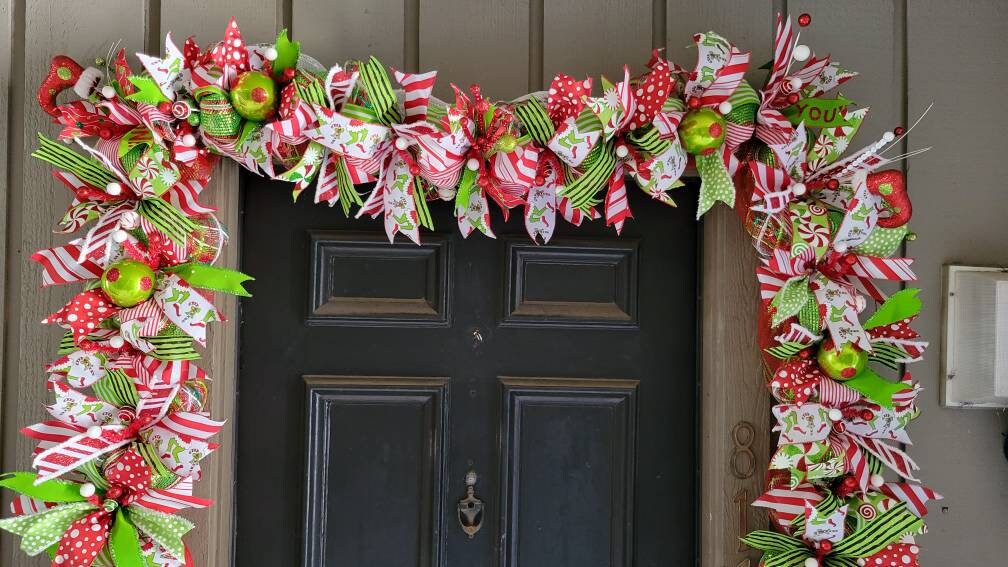 12 Ft Grinchmas Christmas Garland, Whimsical Green Elf Garland - Etsy