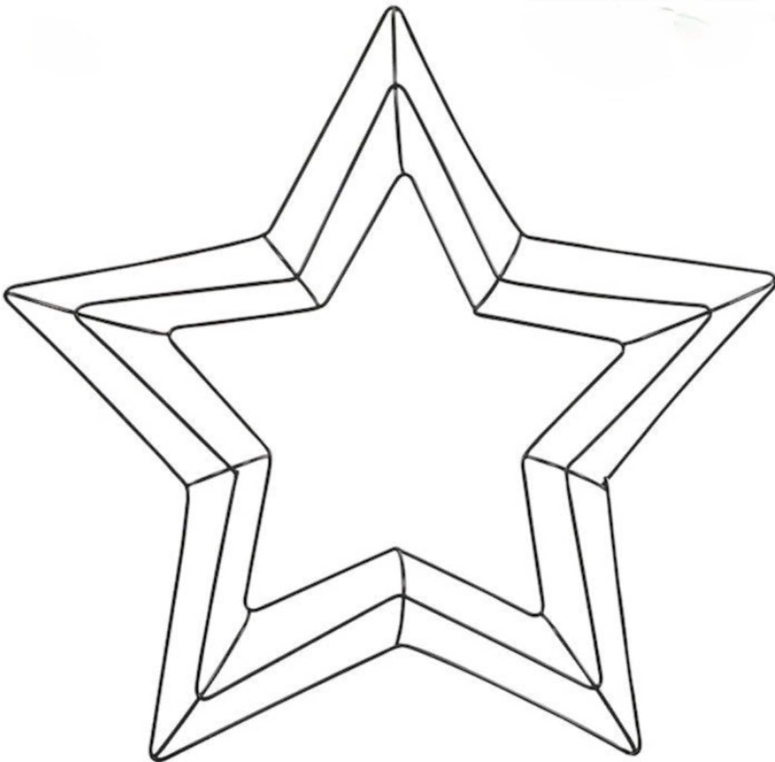 Star Wreath Frame, Star Shaped Wreath, Wreath Supplies, Craft Supplies ...