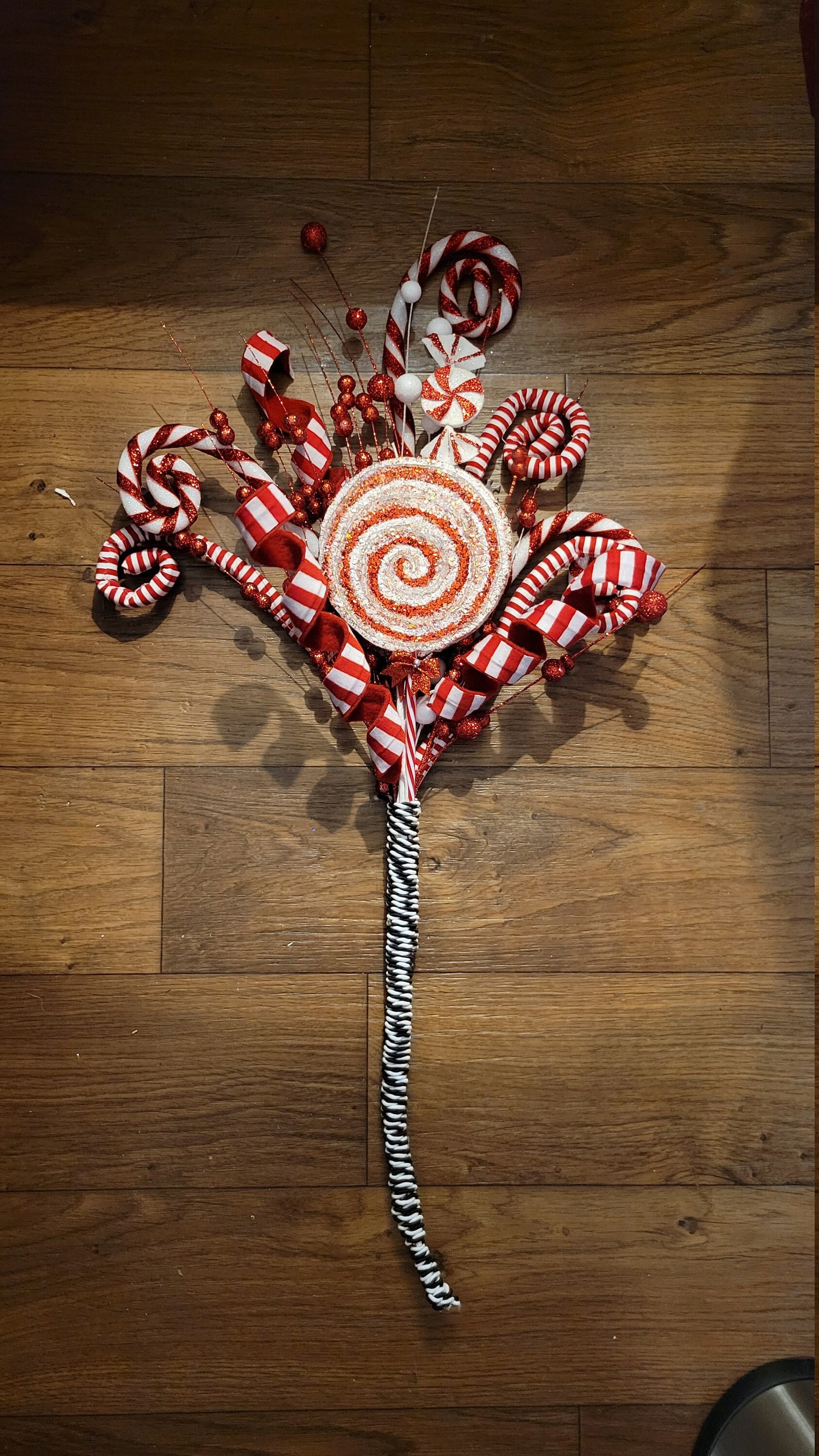 Whimsical Tree Topper Candy Cane Inspired Tree Top - Etsy