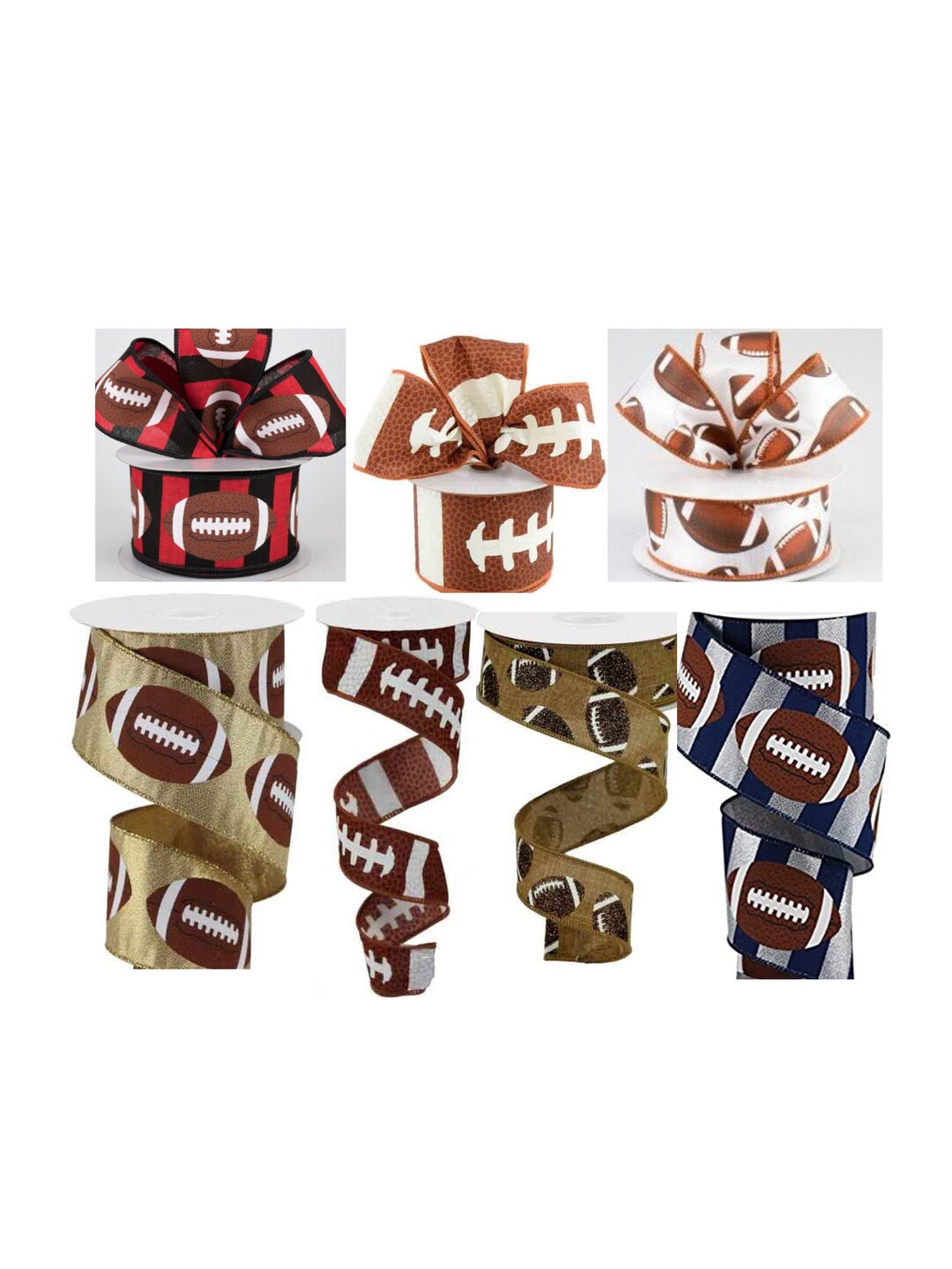 College Football Wired Ribbon. Georgia, Alabama, Tennesse, Texas A&m ...