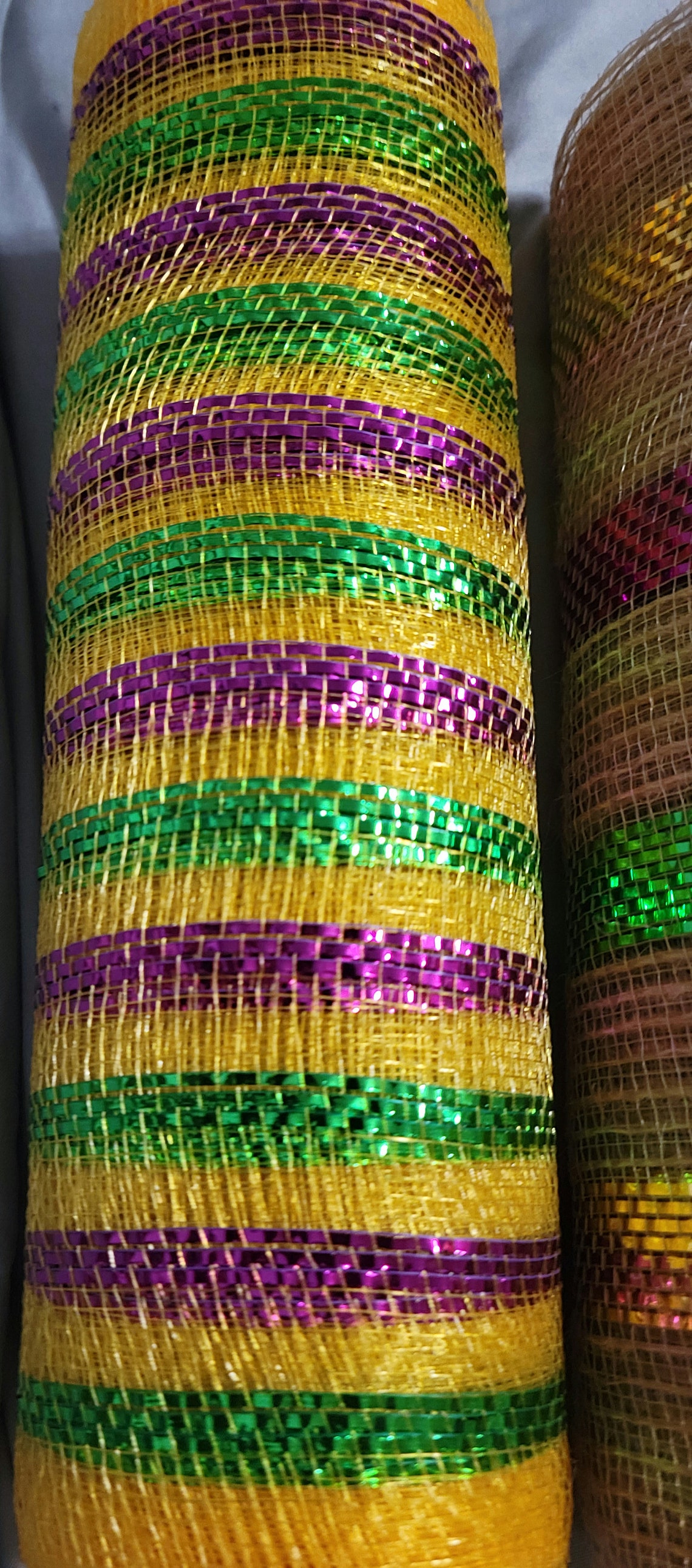 Mardi Gras Mesh Kit Mardi Gras 10 Inch Mesh Wreath Supplies - Etsy