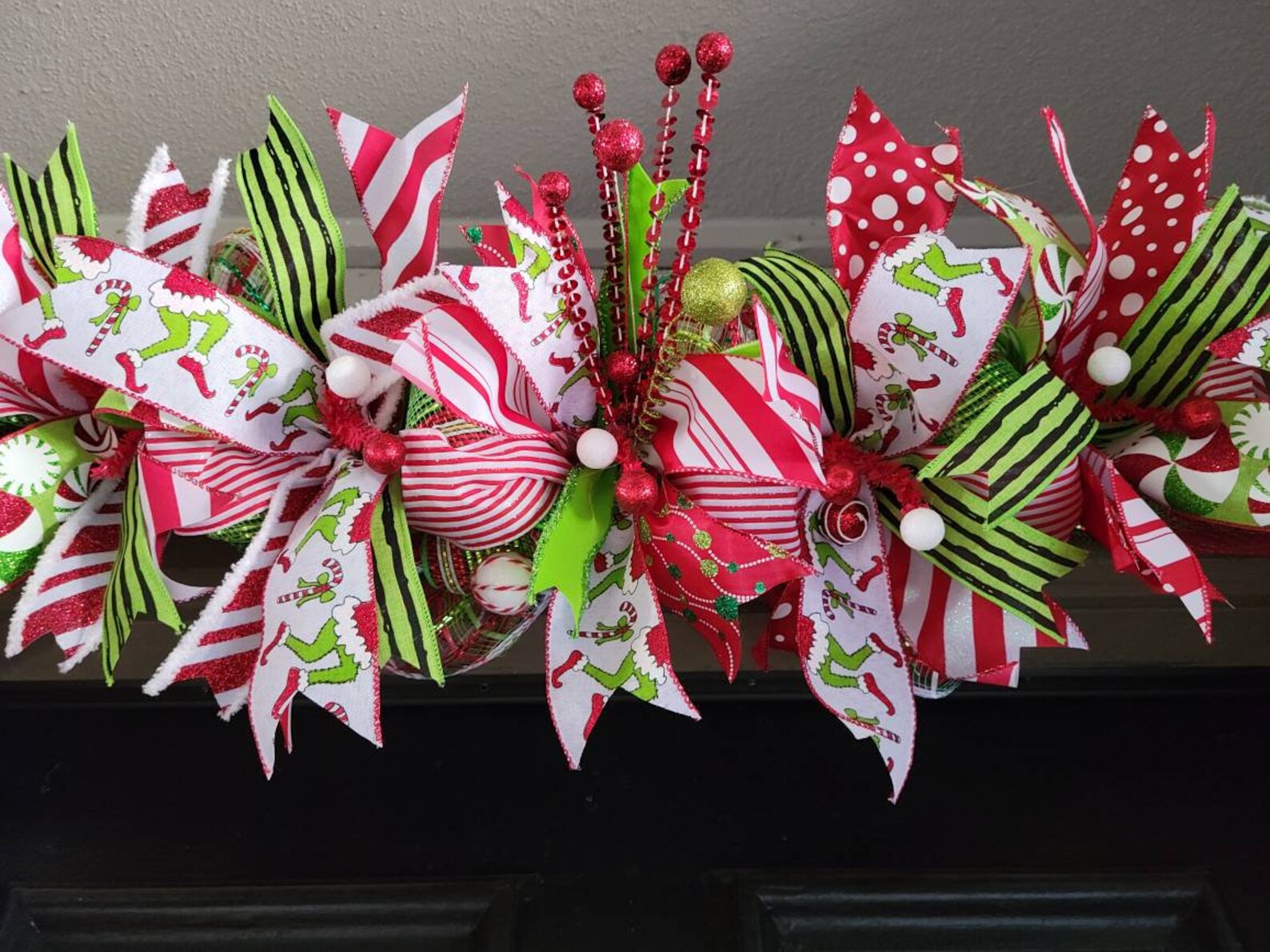 12 Ft Grinchmas Christmas Garland, Whimsical Green Elf Garland - Etsy