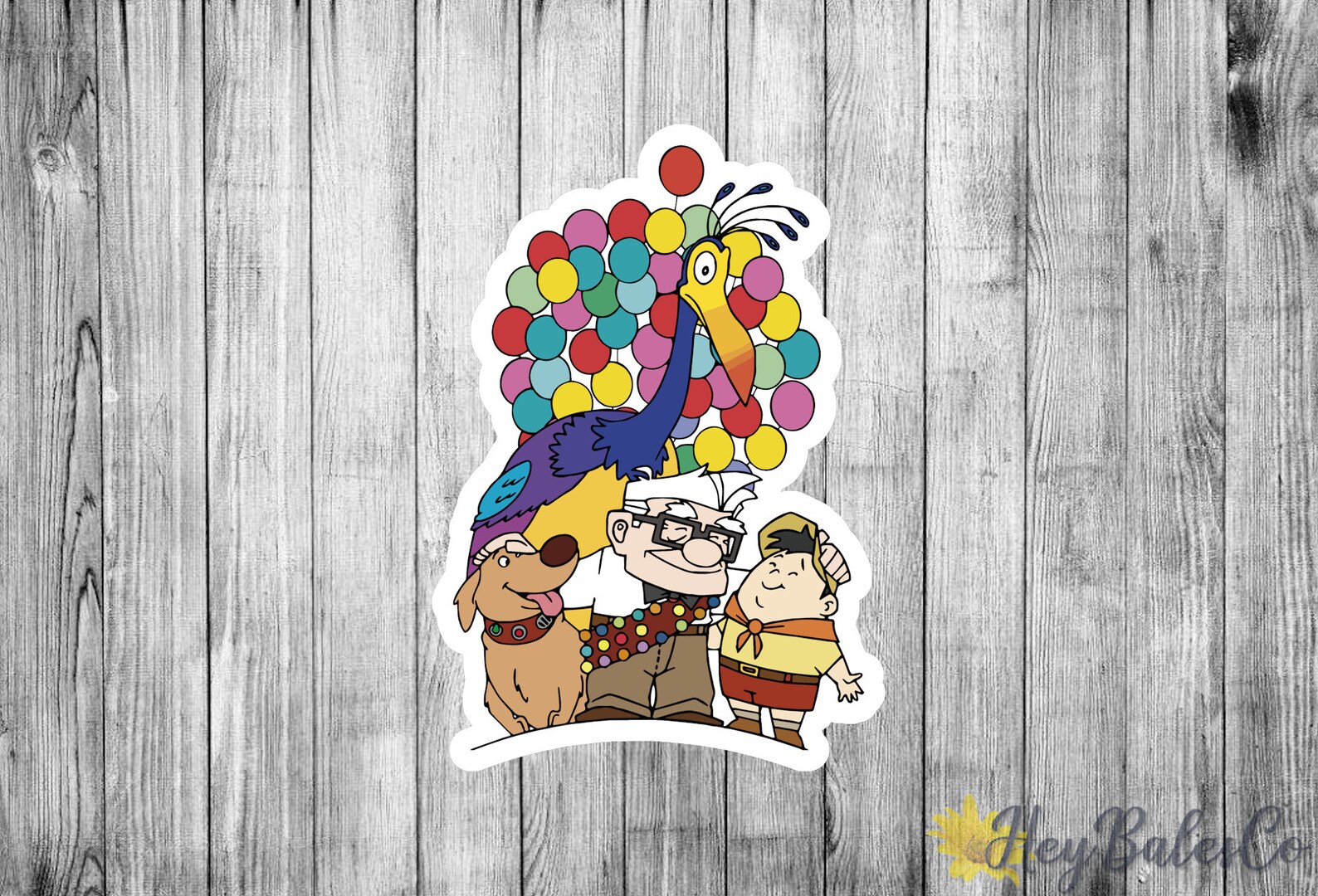 Disney Movie UP Stickers / Carl Ellie Russell Kevin & Dug | Etsy
