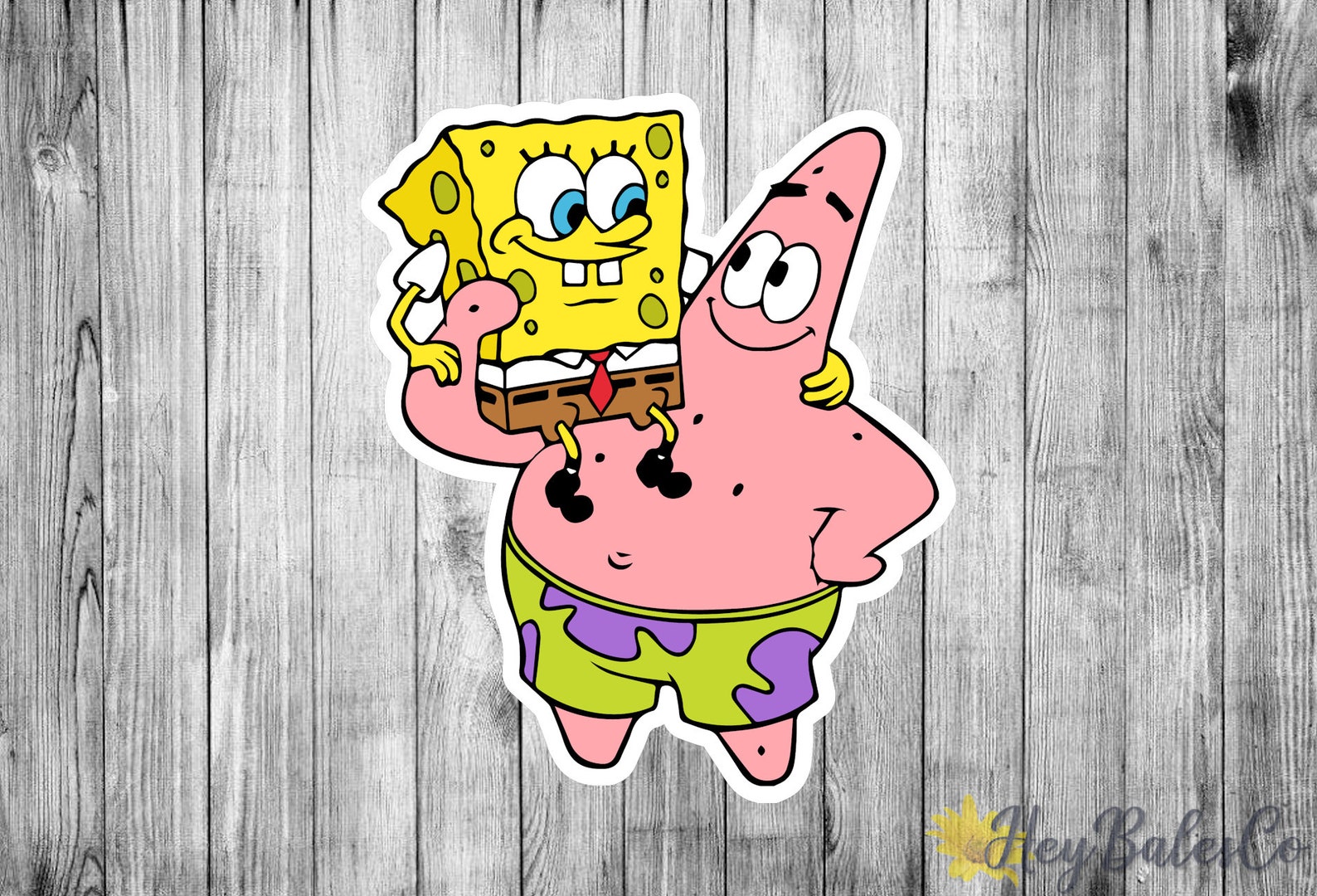 SpongeBob and Friends Stickers Pack/ Planner Scrapbook | Etsy