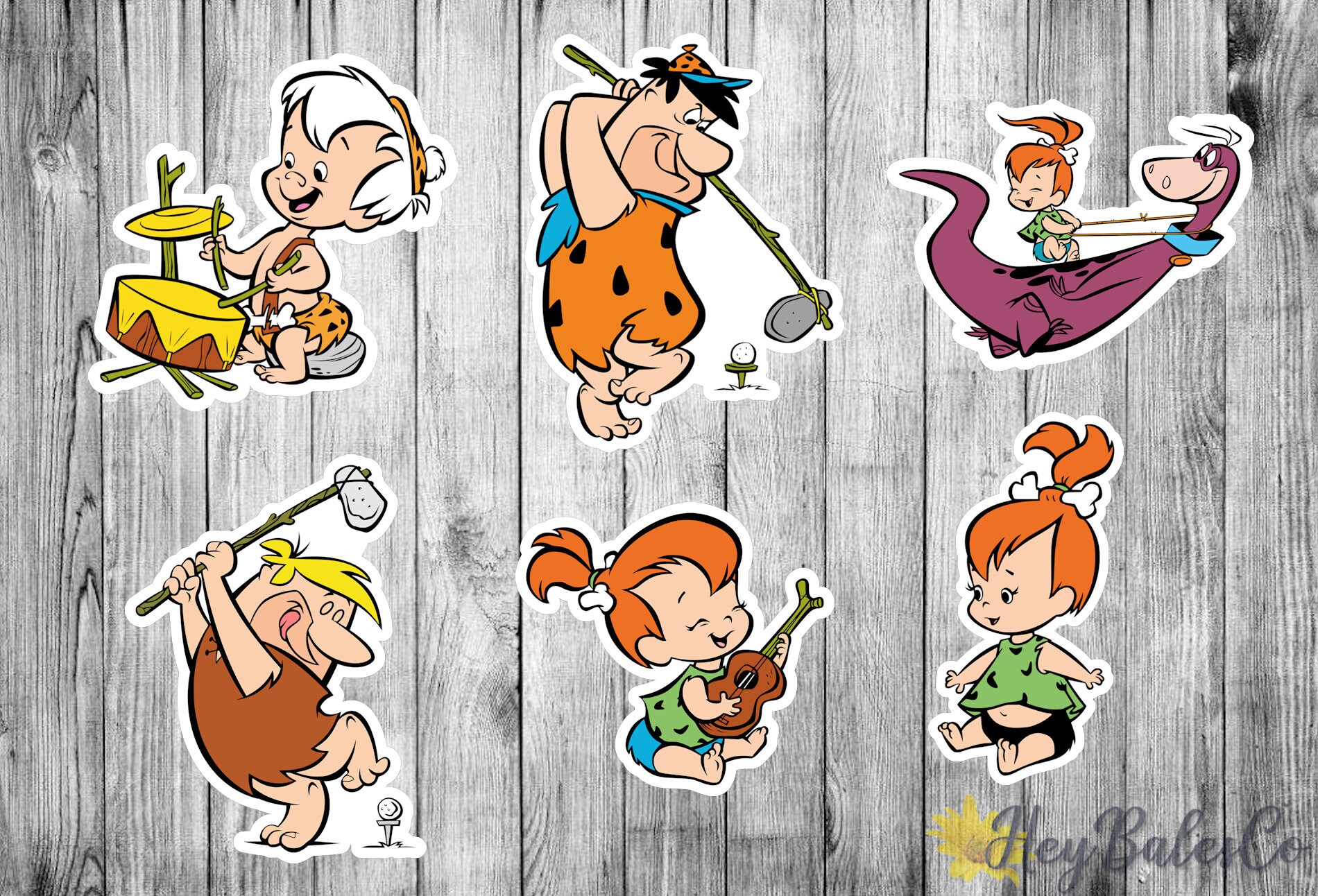 Fred Flintstone And Friends Stickers Fred Flintstone Planner Etsy