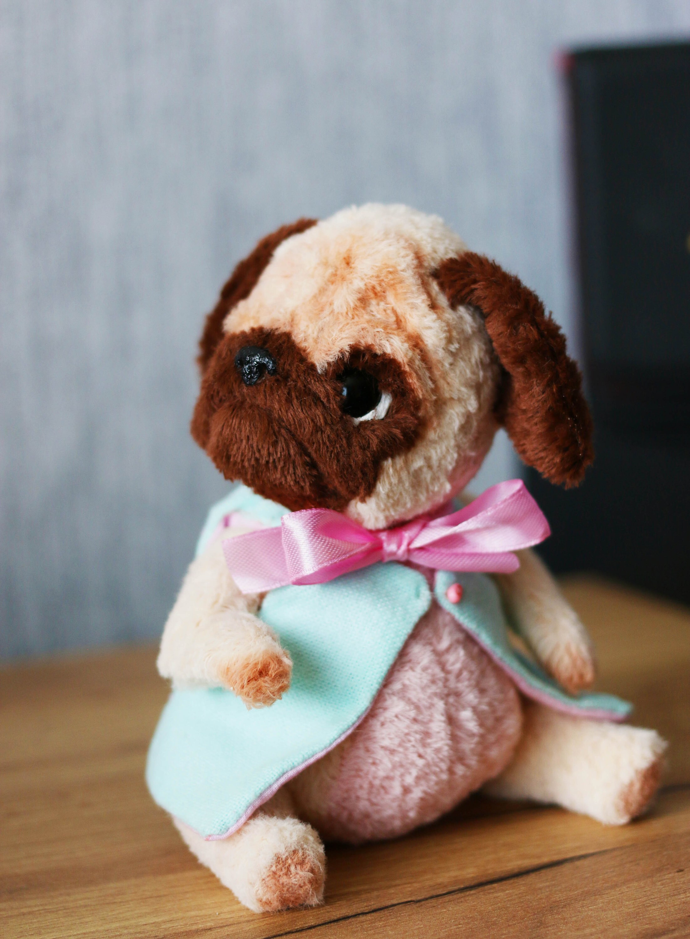 Pug miniature stuffed pug miniature bulldog pug gift | Etsy