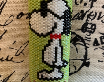 Lighters Tobacciana Art & Collectibles Snoopy goes to Yale beaded ...