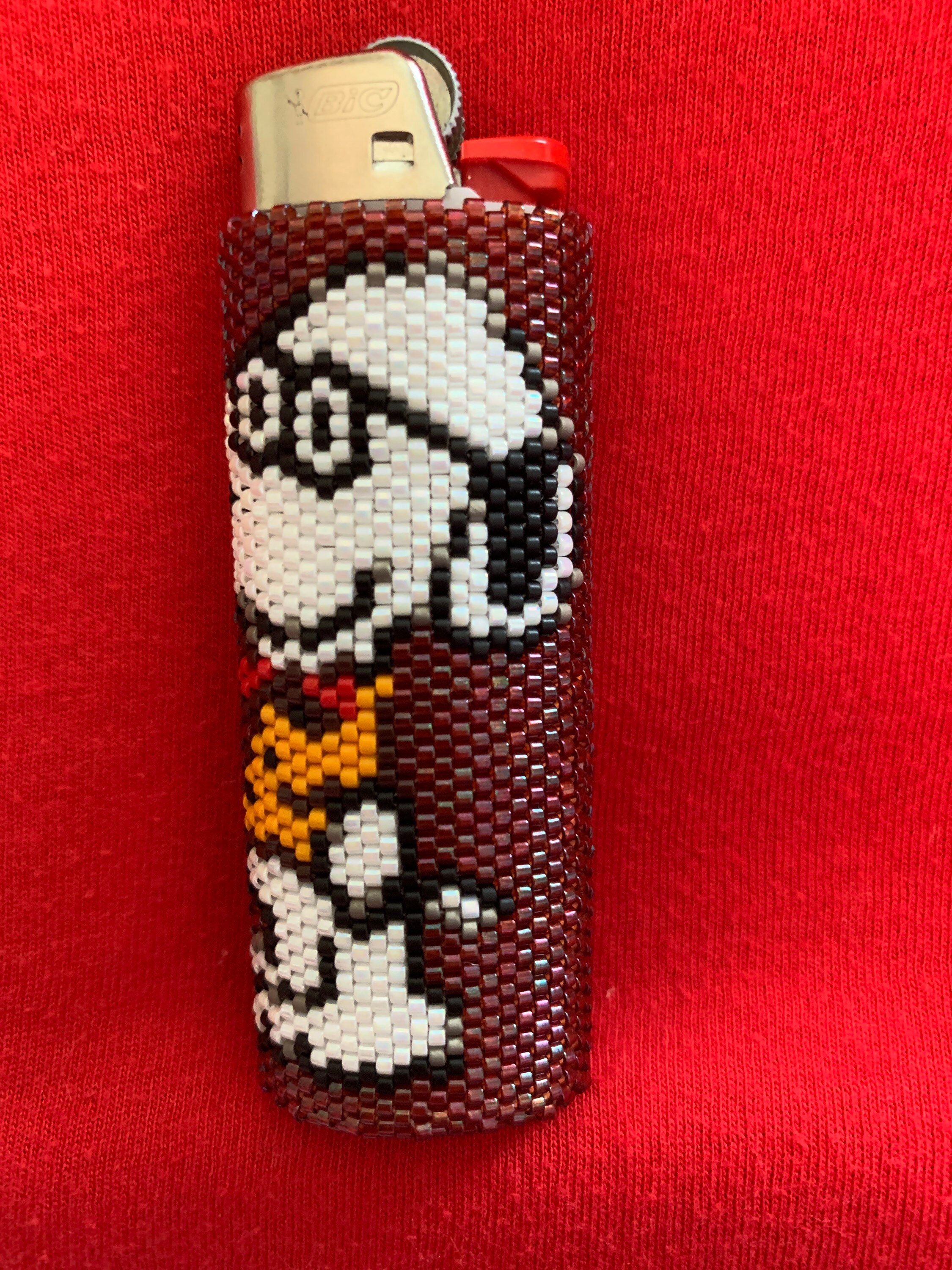 Lighters Tobacciana Art & Collectibles Snoopy goes to Yale beaded ...