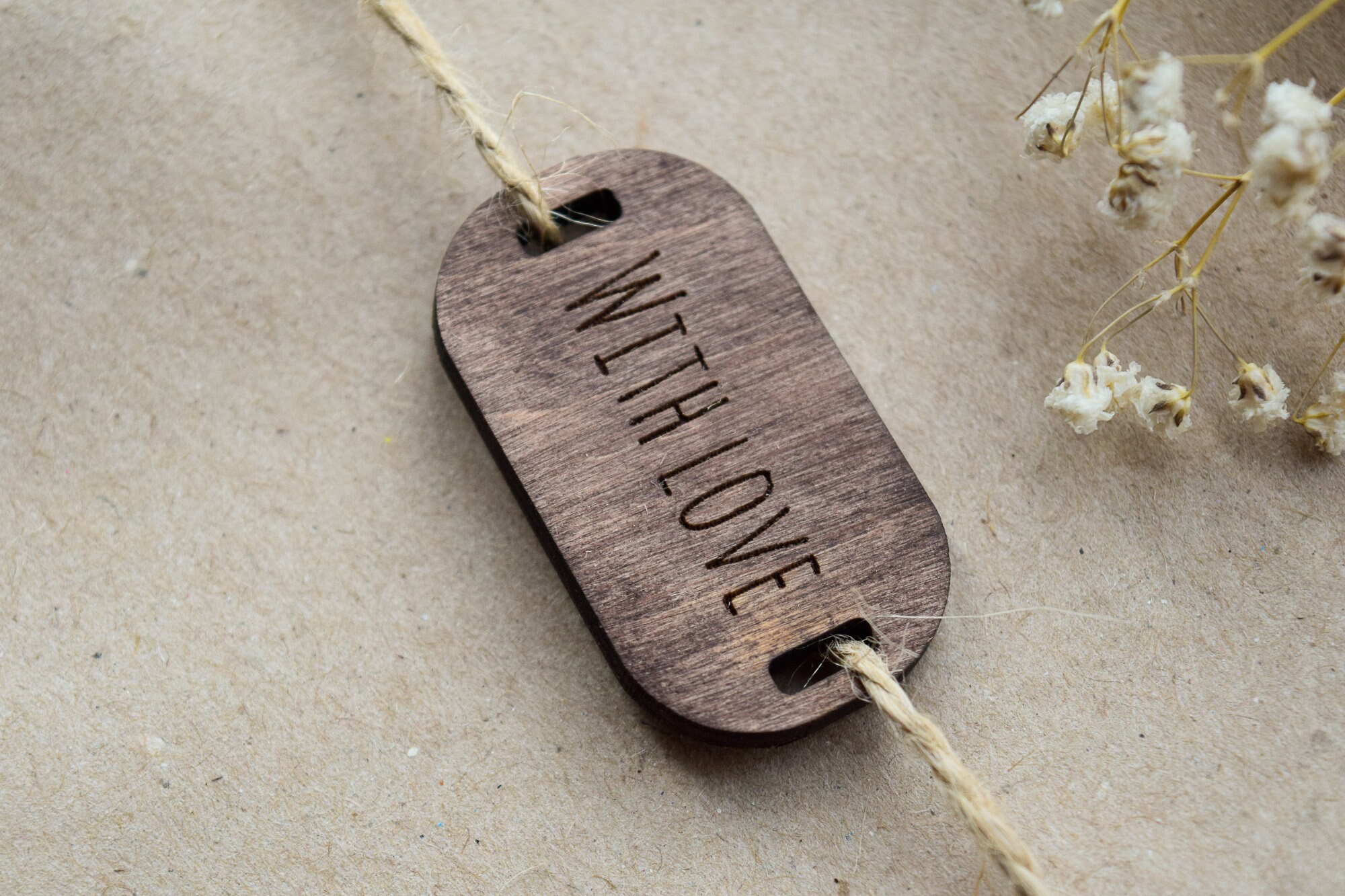 Personalized Wooden Labels for Handmade | Wooden Logo Gift Tags ...