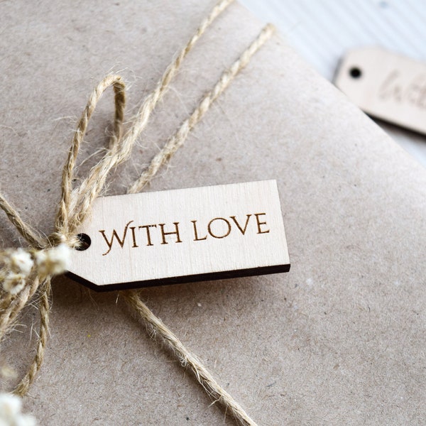 Engraved Wood Tags - Etsy