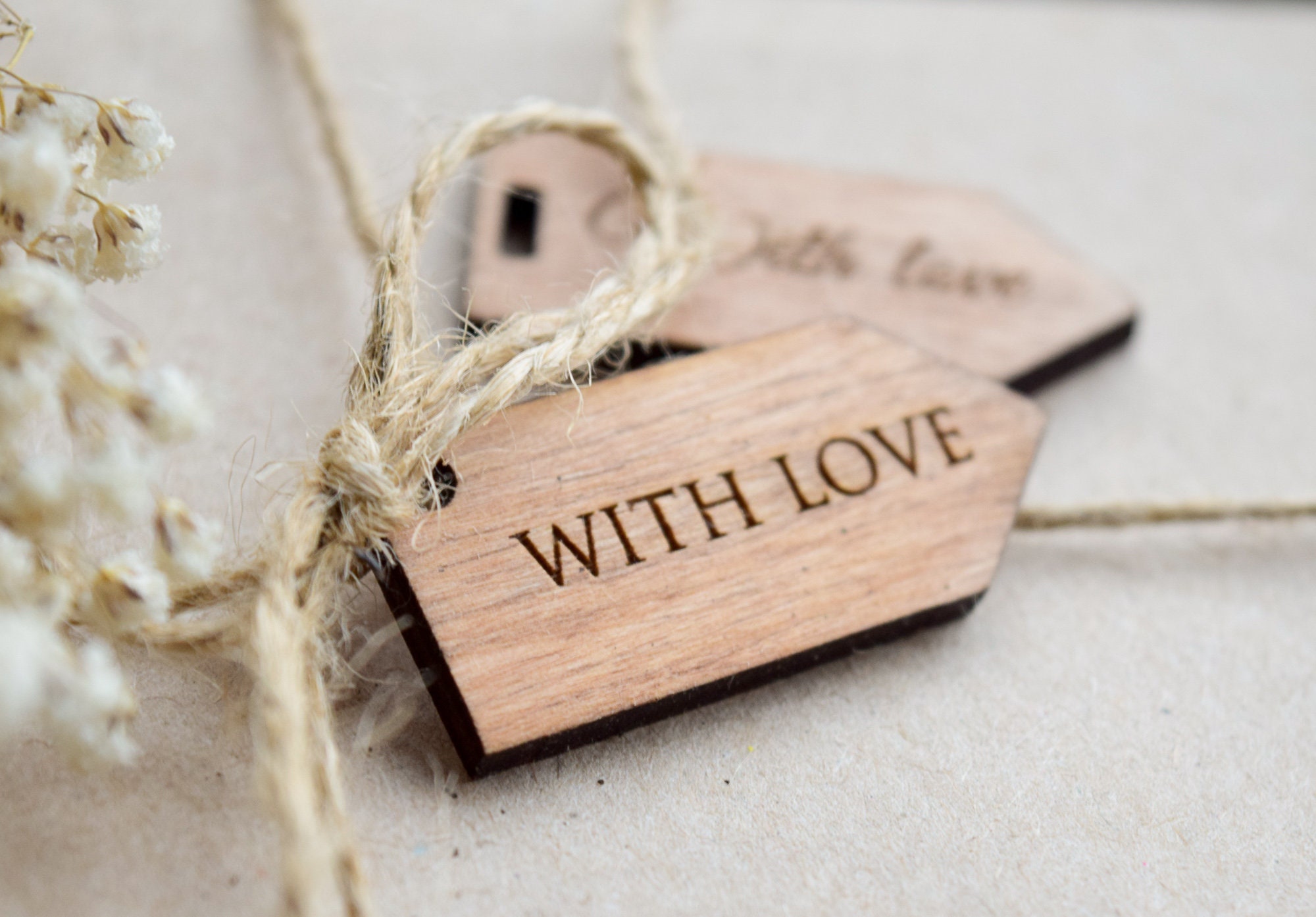 Personalised Custom Engraved Tags for Knits for Handmade With Love ...