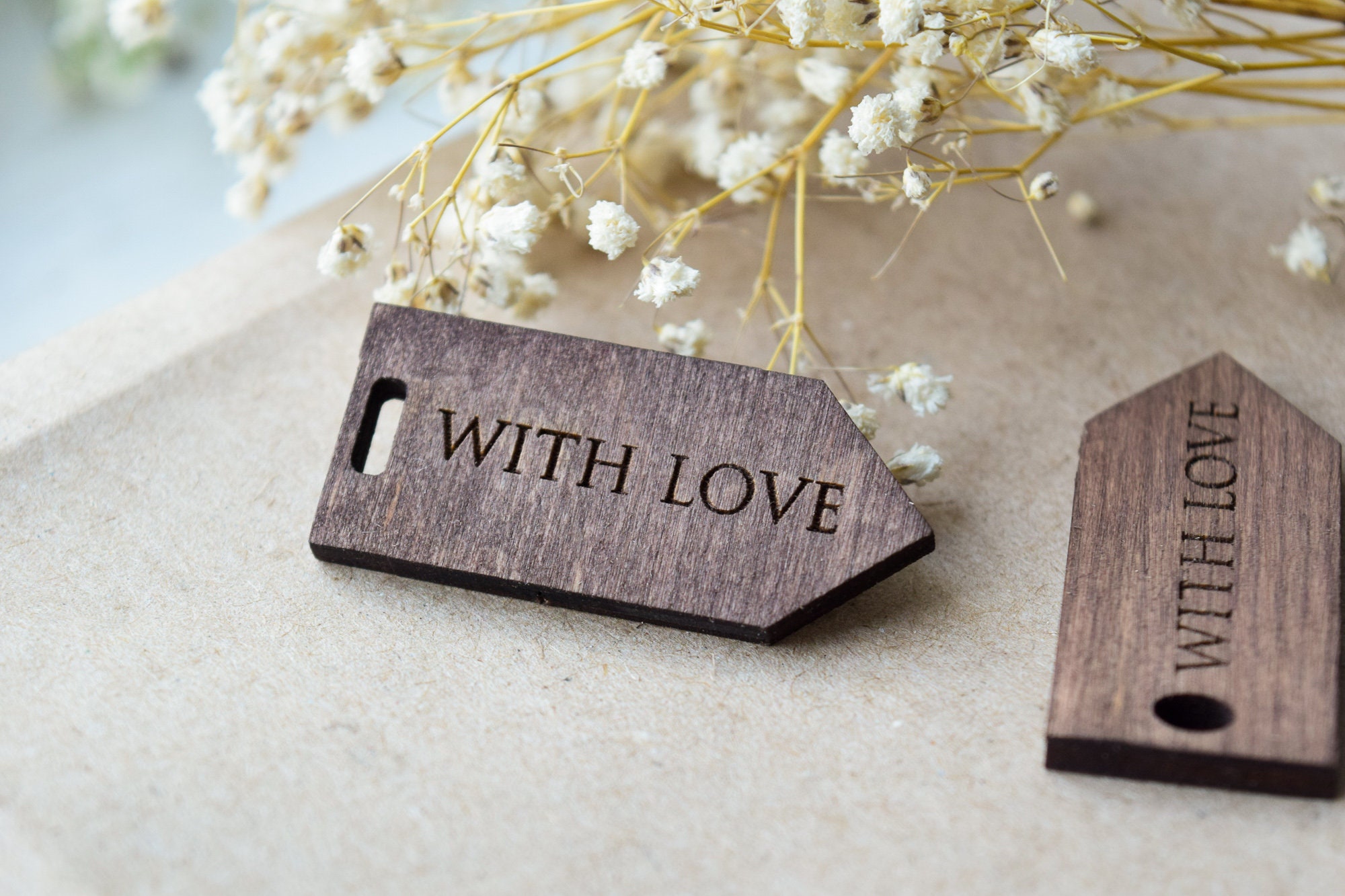 Personalised Custom Engraved Tags for Knits for Handmade with | Etsy