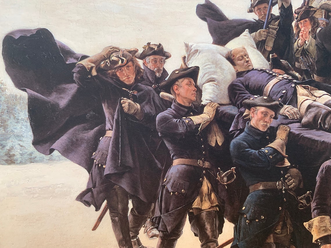 Bringing Home the Body of King Karl XII of Sweden Reproduction | Etsy